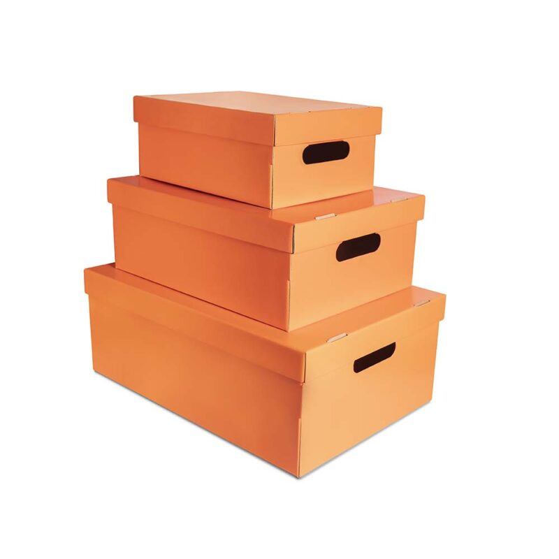 Cajas Lisas Naranja – GS MicroBox